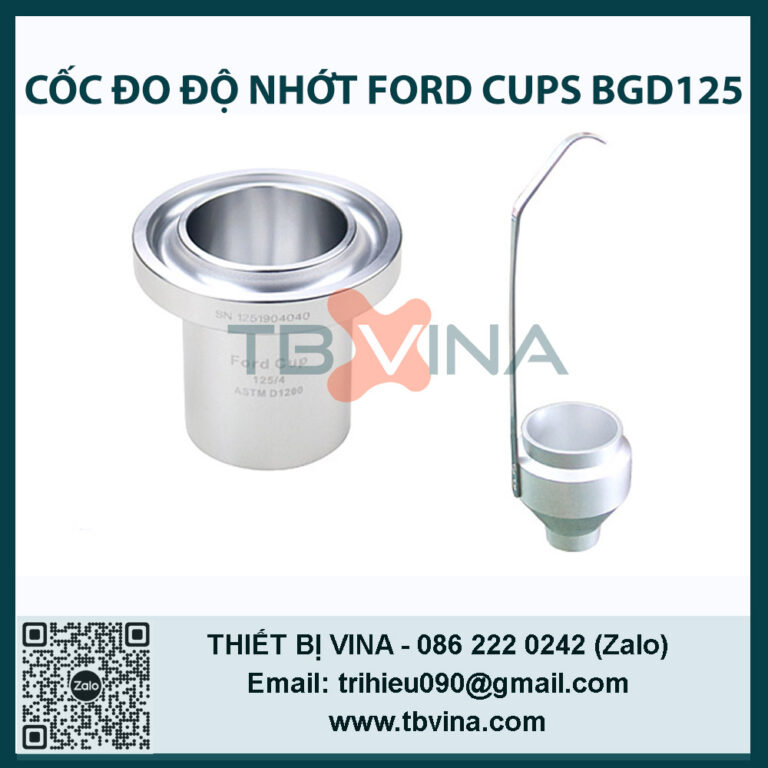 CỐC ĐO ĐỘ NHỚT FORD CUPS BGD125 HÃNG BIUGED - Thiết Bị Vina